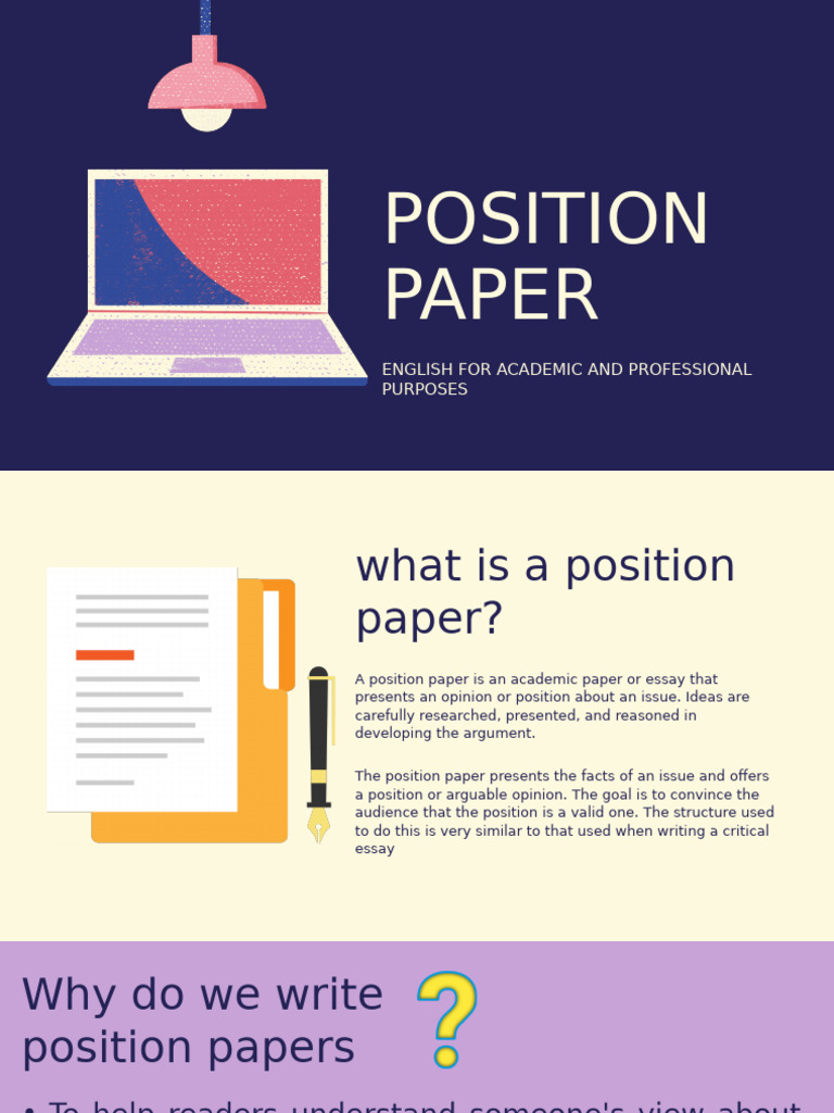 Position Paper | PDF