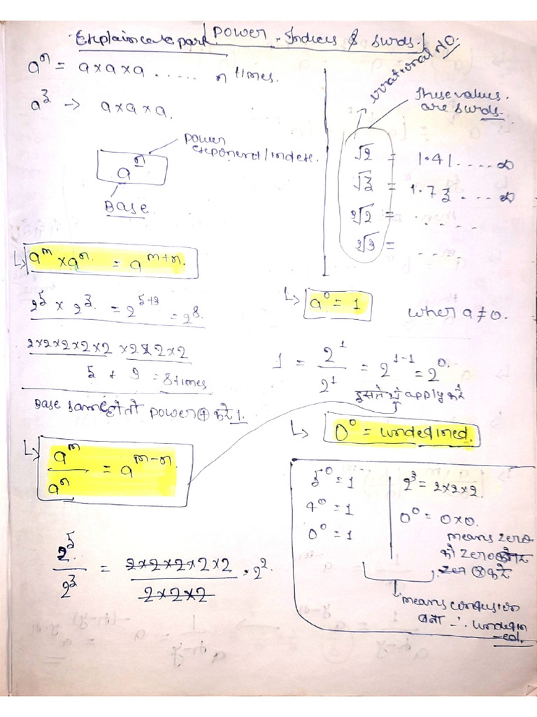 Surds Indices1 | PDF