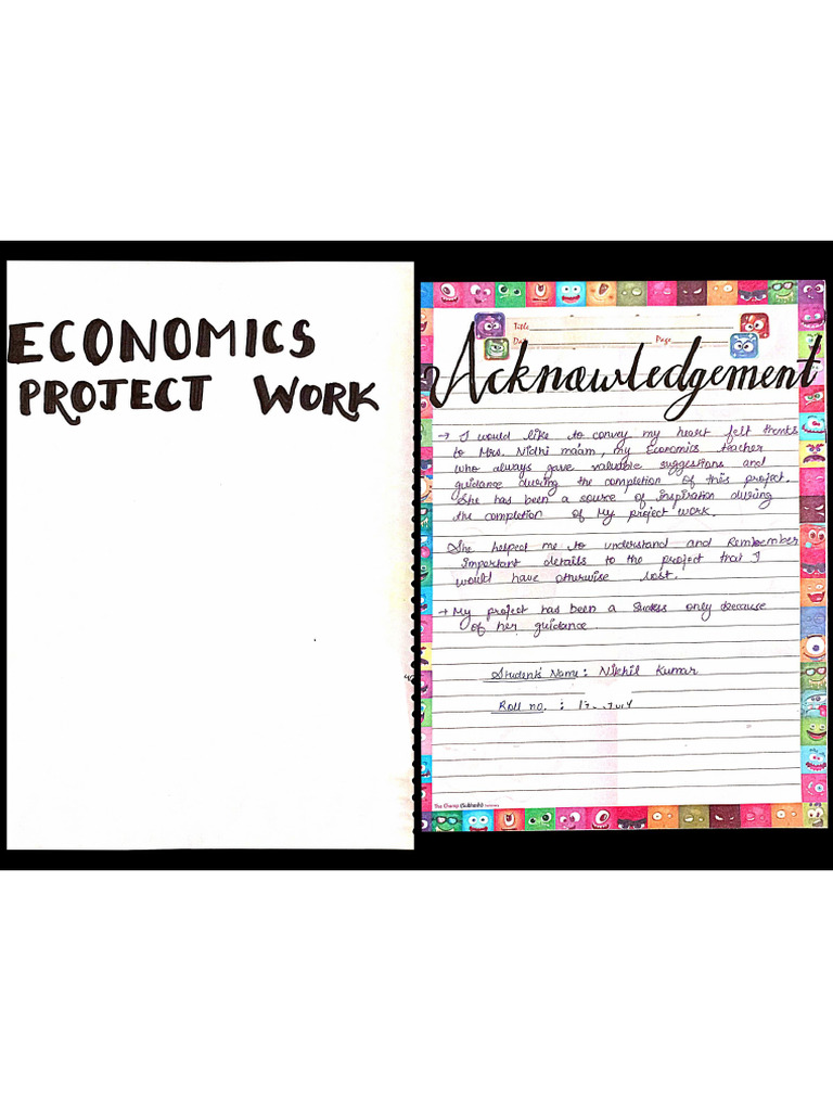 ECONOMICS Class 12 Project File AVP | PDF