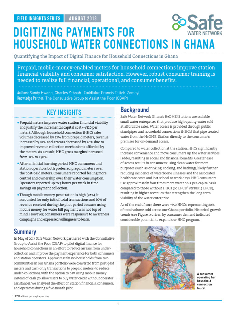 SWN_FIS_Digitizing Payments Ghana_Aug 2018 | PDF | Consumption (Economics) | Money