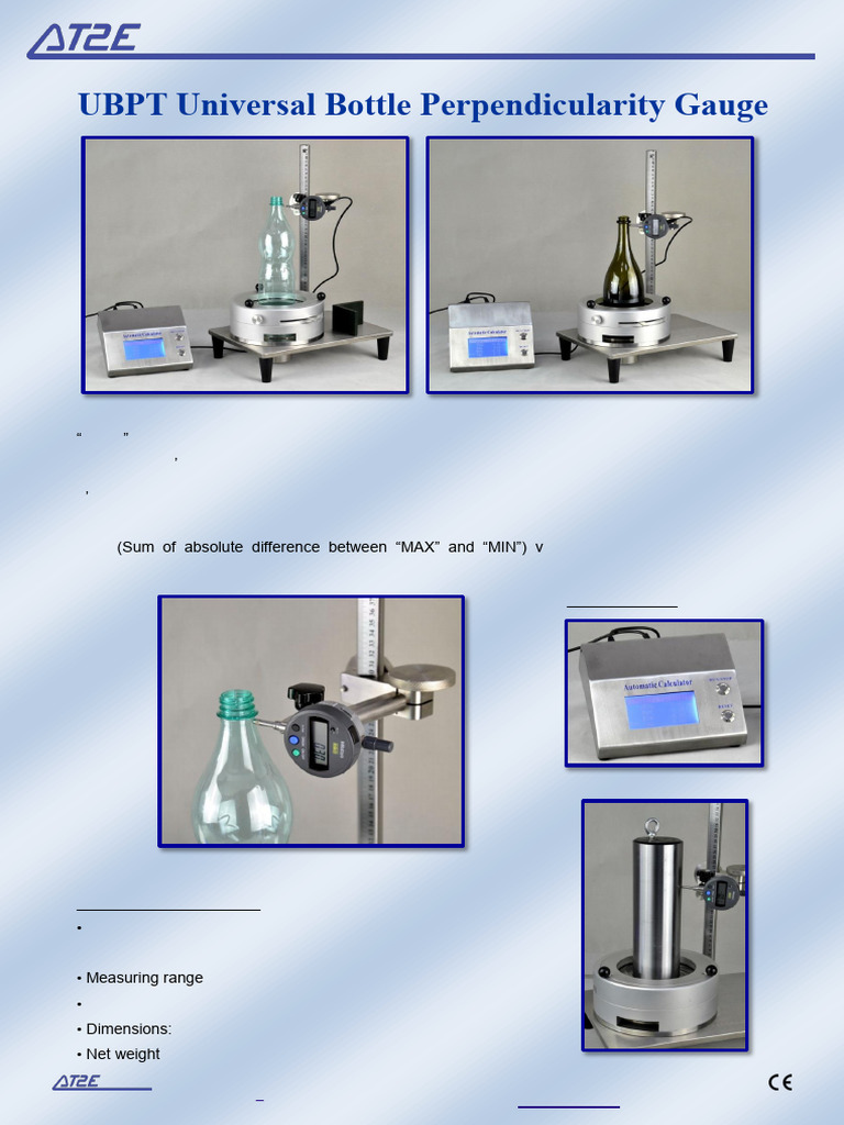 UBPT Universal Bottle Perpendicularity Gauge | PDF