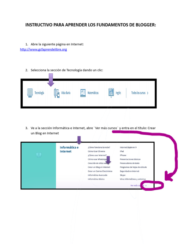 Blogger (Instructivo) | PDF