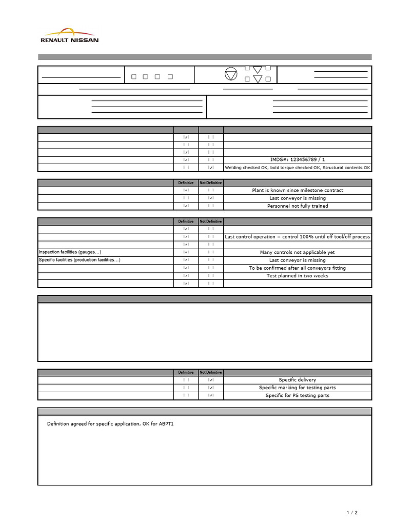 6.1_inspection_report2 | PDF | Engineering Tolerance