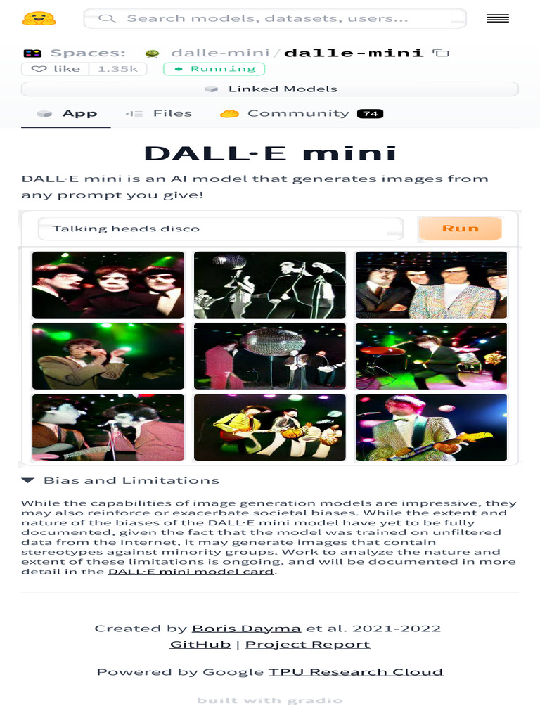 DALL·E Mini - A Hugging Face Space by Dalle-mini | PDF
