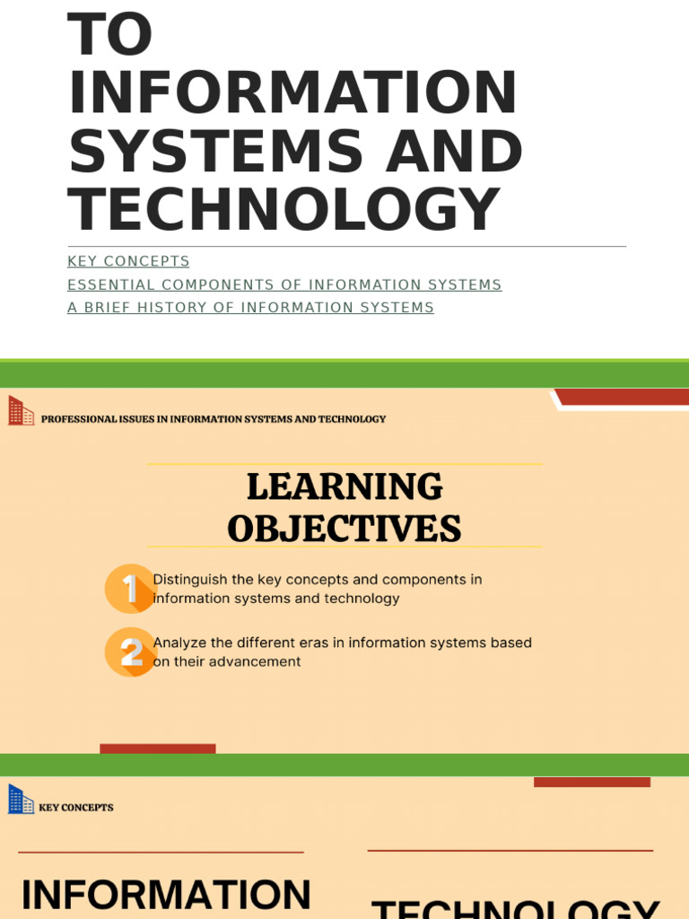 Key Concepts in Information Systems | PDF
