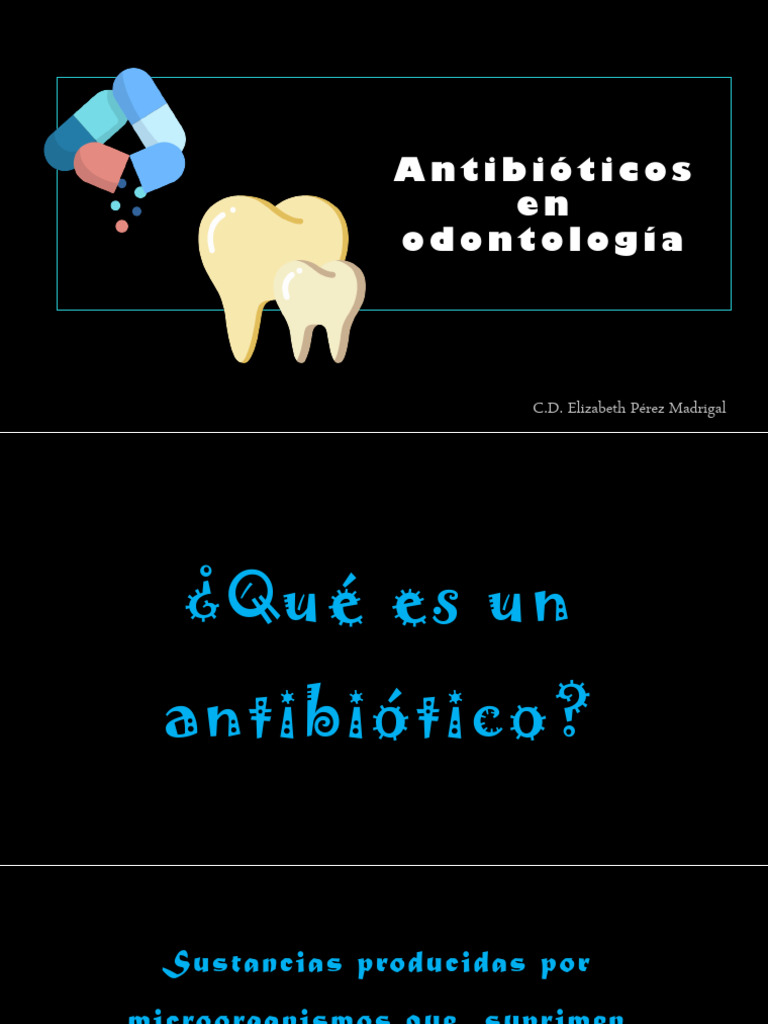 Antibióticos en Odontología: Guía Esencial | PDF | Penicilina ...