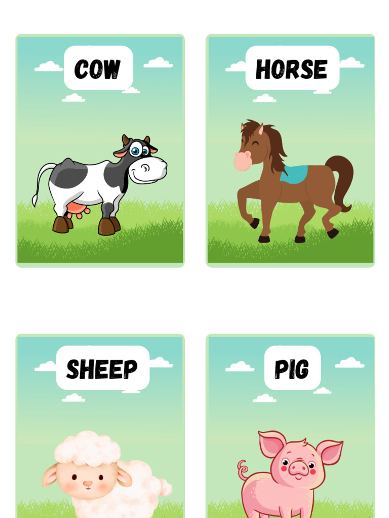 Farm Animals | PDF