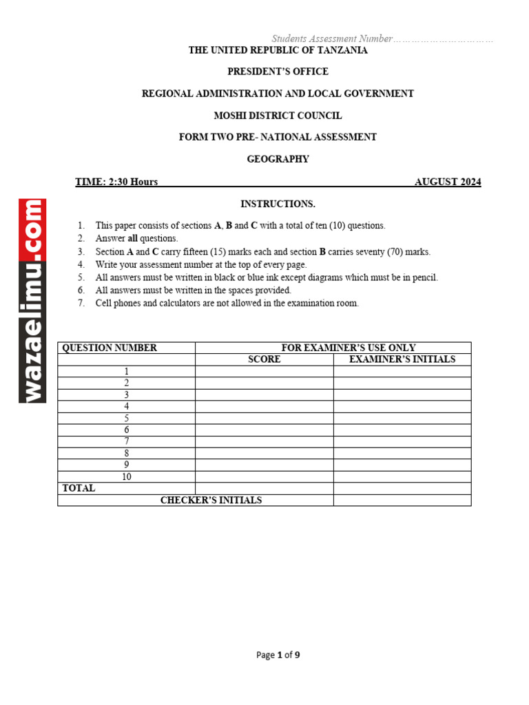 GEOGRAPHY_F2 | PDF | Forests | Water