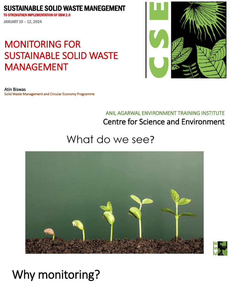 Atin - Monitoring January 2024 | PDF | Waste | Waste Management