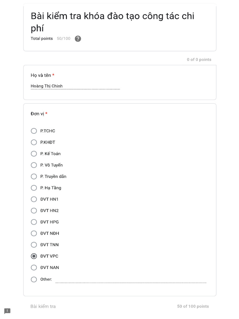 De kiem tra HDK | PDF