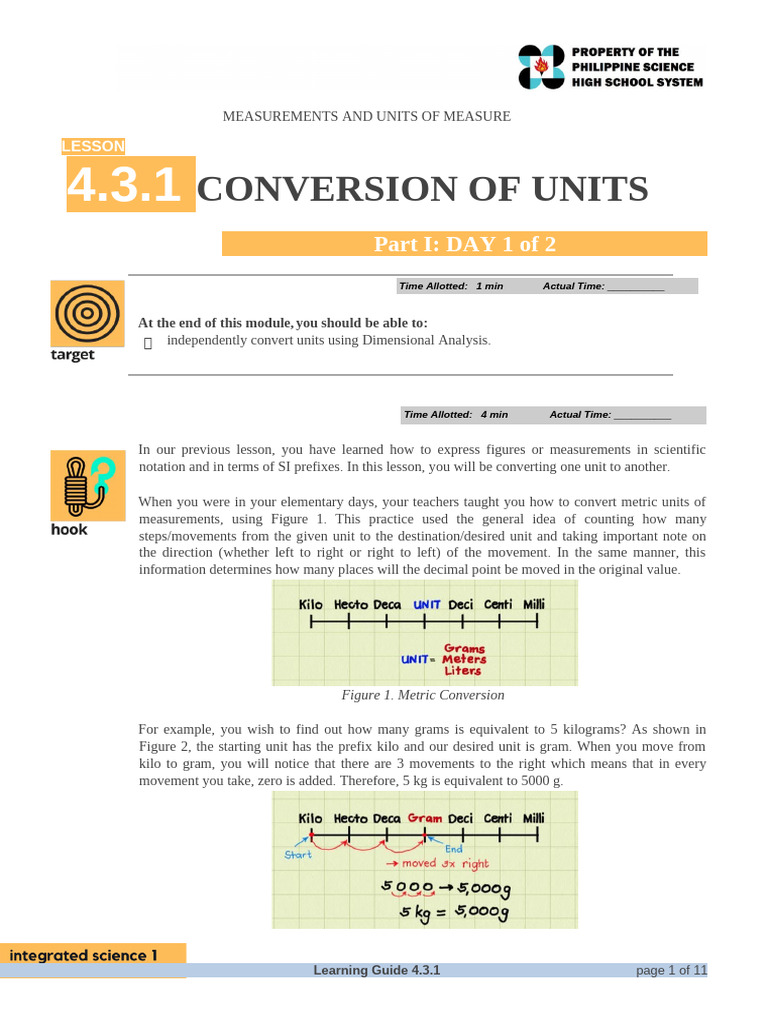 Unit Conversion Techniques Explained | PDF | Kilogram | Litre