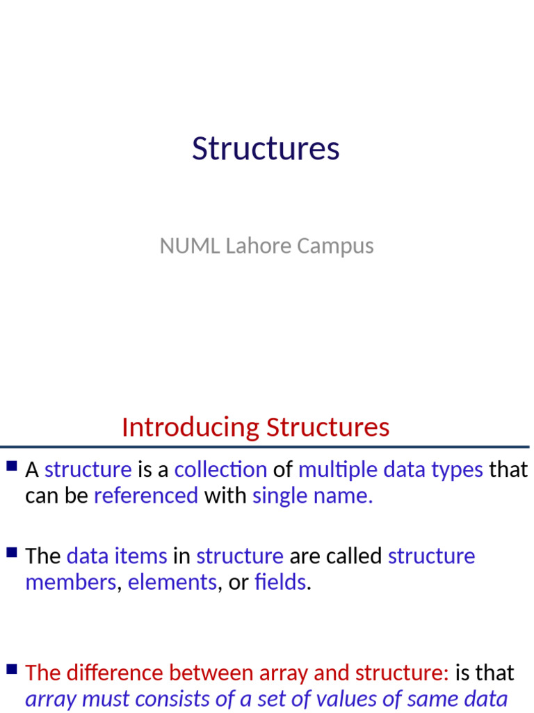 Structures | PDF | Integer (Computer Science) | Computer Programming Structures | PDF | Integer (Computer Science) | Computer Programming
