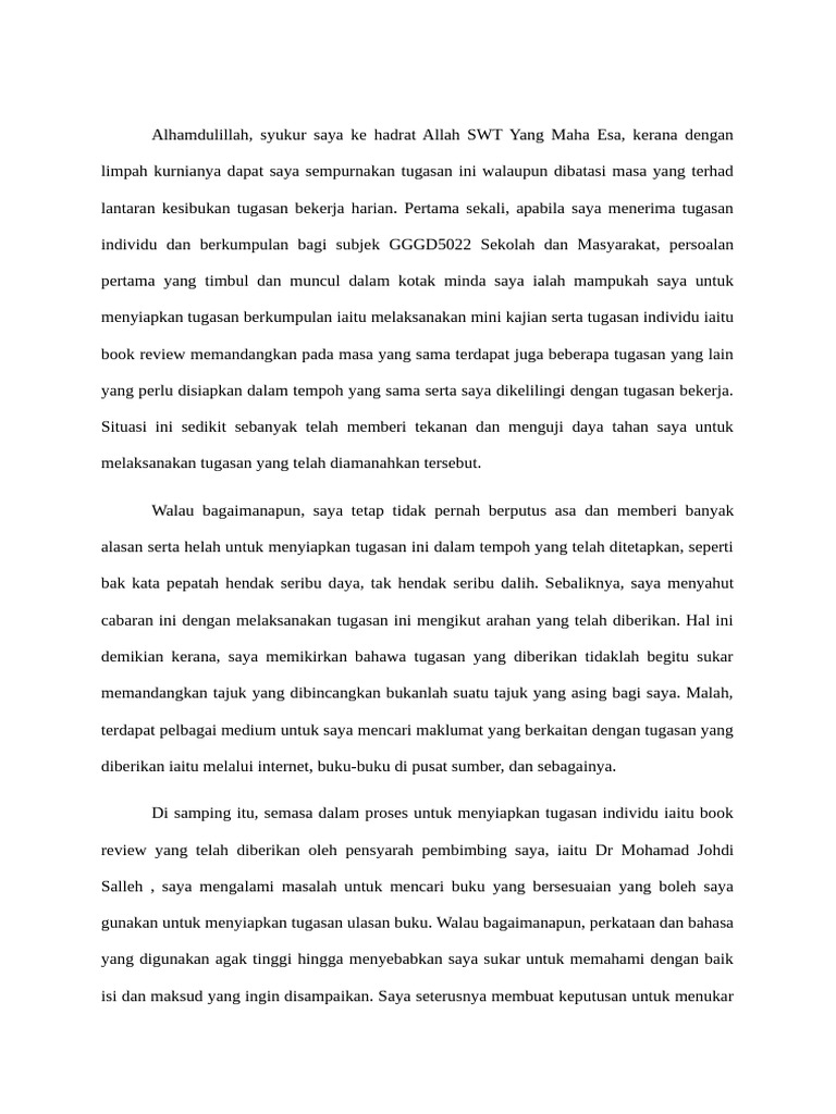 GGGD 5022 Sekolah Dan Masyarakat | PDF