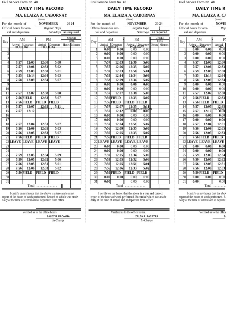 DTR RIV FORM (1) | PDF