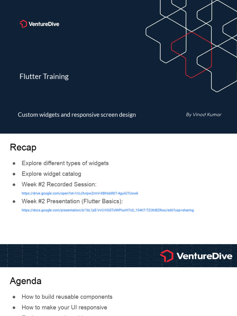 VD Flutter Training - W3 | PDF | Computing | Computer Programming VD Flutter Training - W3 | PDF | Computing | Computer Programming