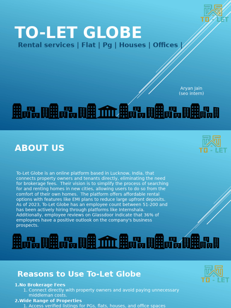 To-Let Globe: Affordable Rental Solutions | PDF