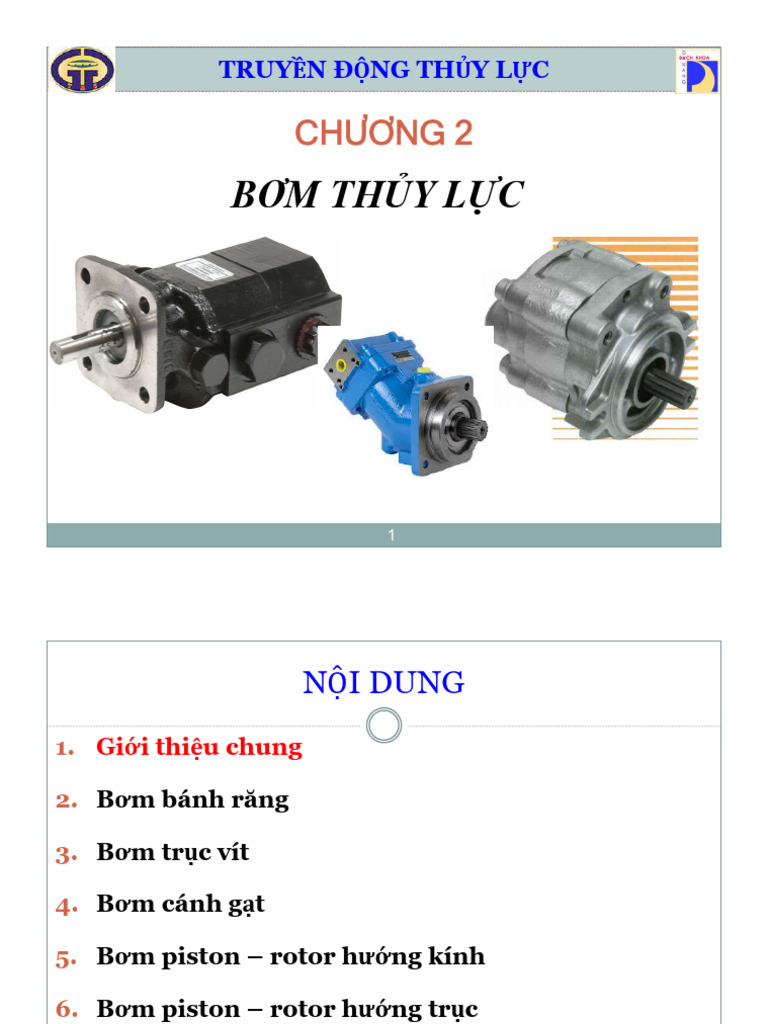 Chương 2 Bơm TH y L C | PDF