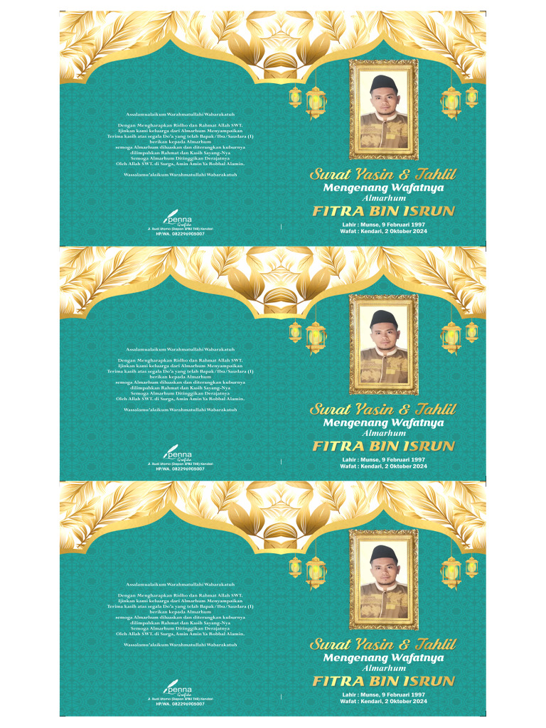 Penna - Yasin (Kinstruk 260g + Laminating) 17 LBR | PDF