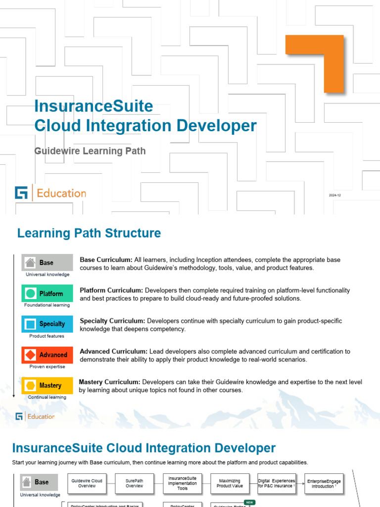 Insurancesuite Cloud Integration Developer Pdf Curriculum Learning
