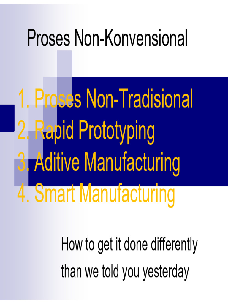 15. Non Conventional Process | PDF