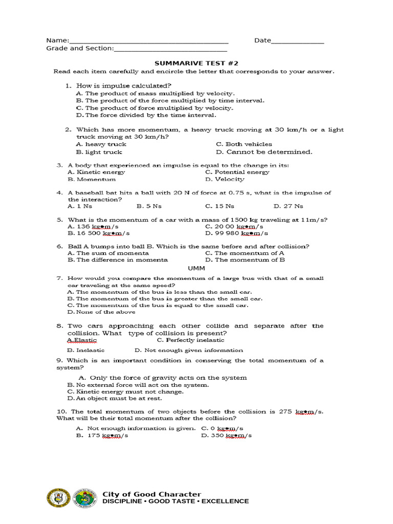 SUMMATIVE-TEST-2 | PDF