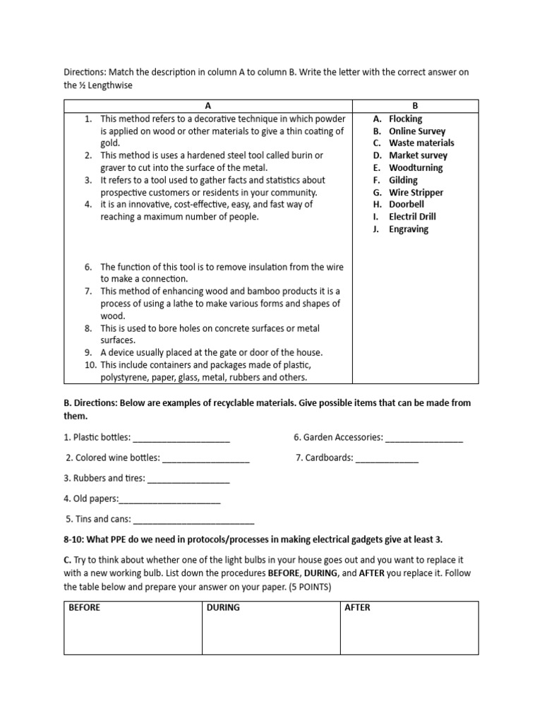 GRADE 6 ACTIVITY REV | PDF