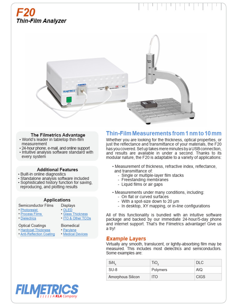Thin-Film Analyzer for Engineers | PDF | Thin Film | Refractive Index