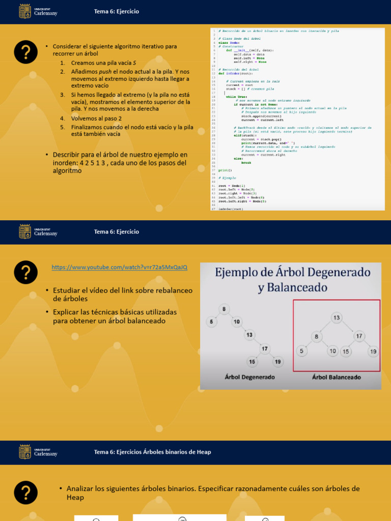 Algoritmos y Estructuras de Datos I - Evaluación Tema 6 | PDF