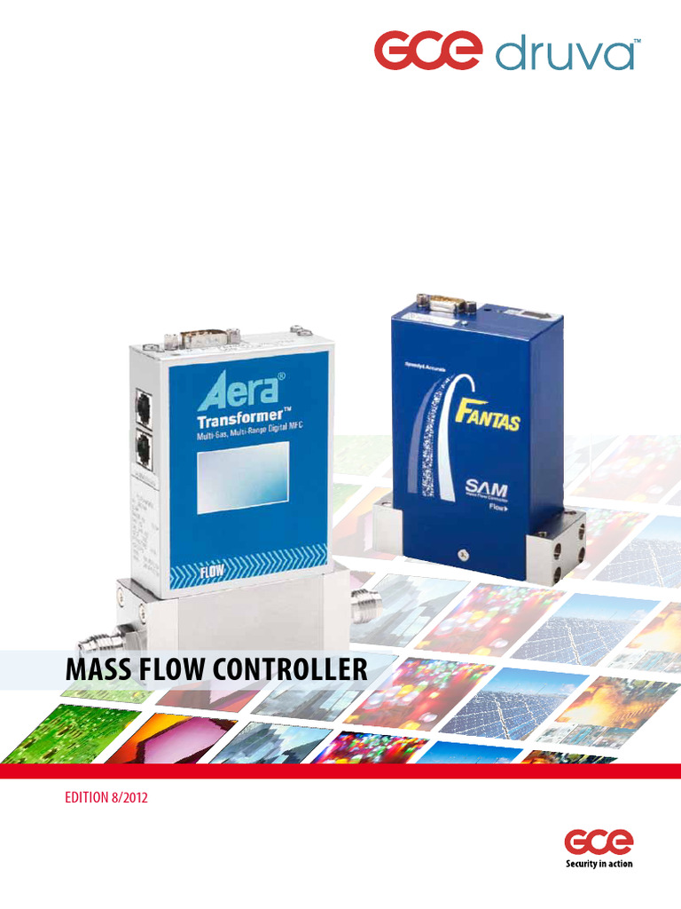 Mass Flow Controller Brochure English | PDF | Flow Measurement | Valve
