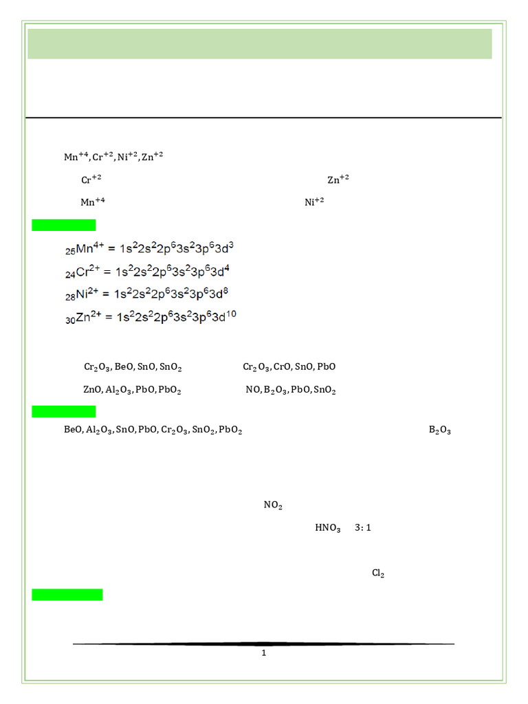 C25 BTTS-09 CHEMISTRY - Adv (Paper 1) | PDF | Mole (Unit) | Chemical Reactions