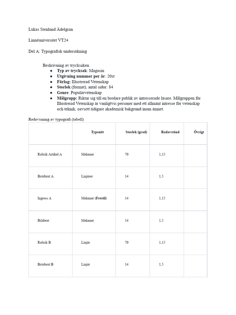 Uppgift 1A Och B | PDF