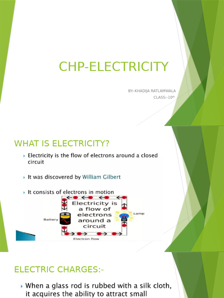 CHP Electricity Class 10th | PDF
