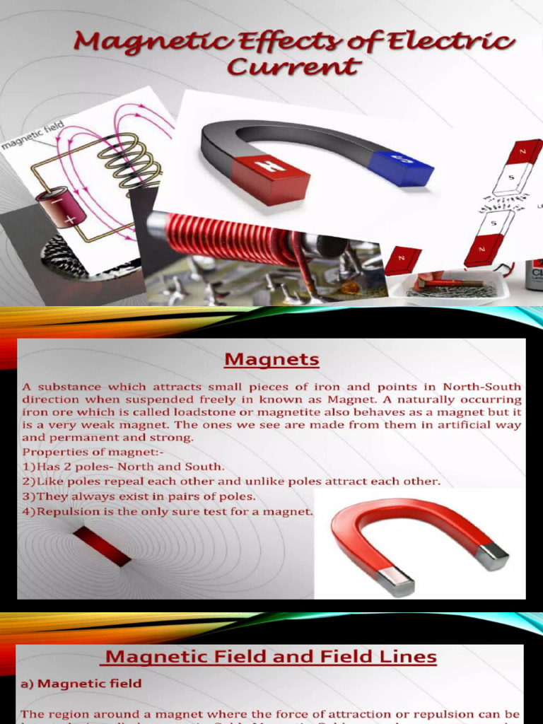 Class 10th Magnetic Effect of Electric Current | PDF