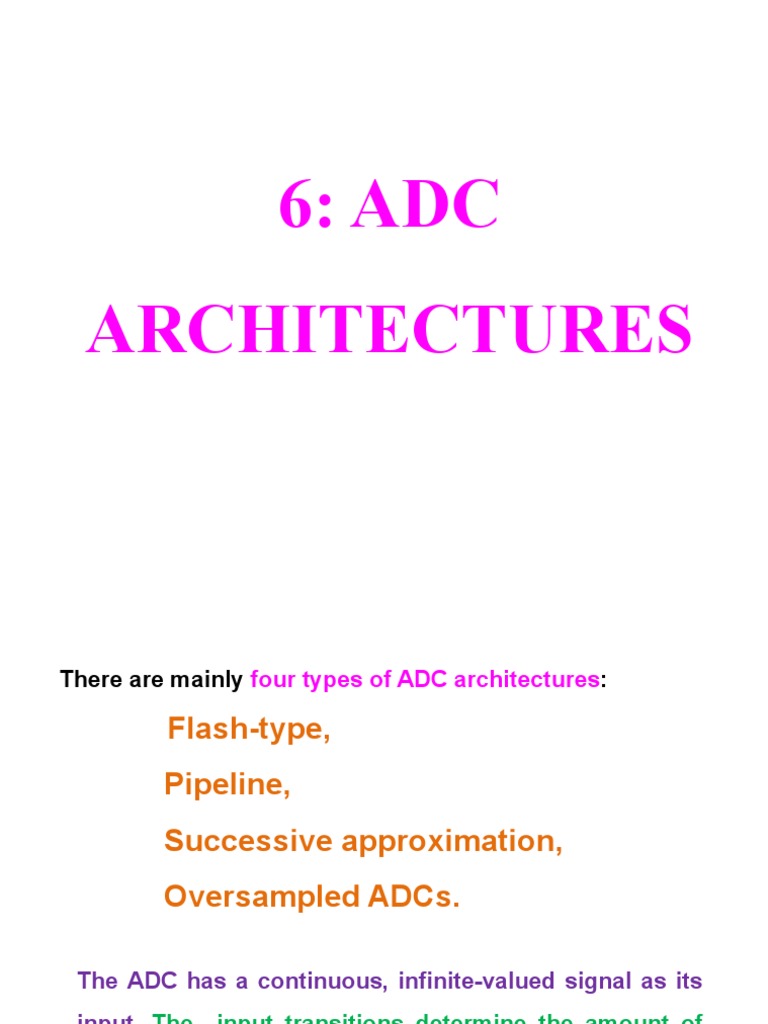 Design Of Analog And Mixed Mode Vlsi Circuits 6 Compatibility Mode Pdf Analog To Digital