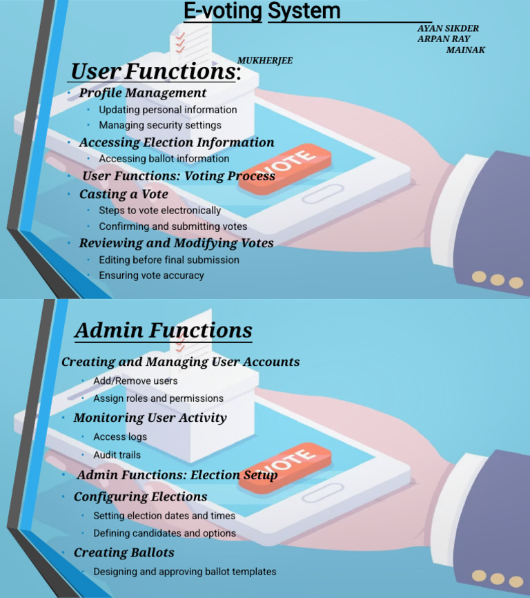 E-voting System[1] main | PDF