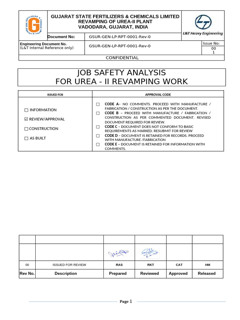 GSUR GEN LP RPT 0002 REV 0 (Piping Erection and Rerouting) (002) | PDF ...