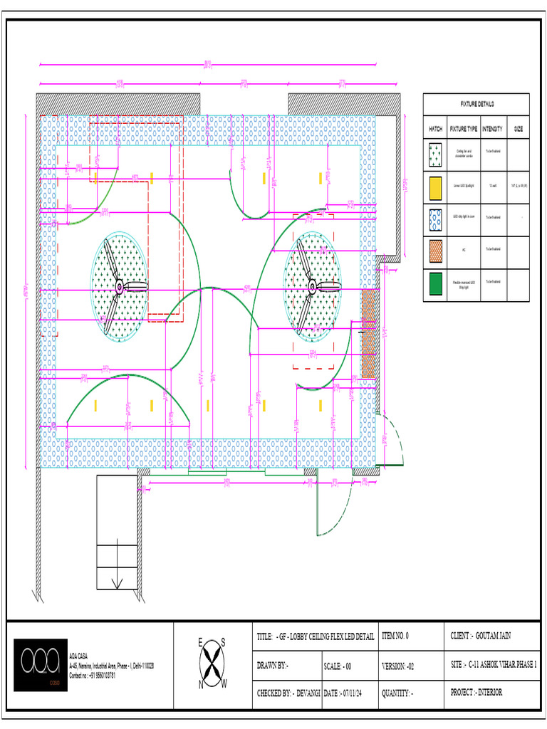 GF Lobby Ceiling LED Detail Design | PDF | Lighting | Manufactured Goods