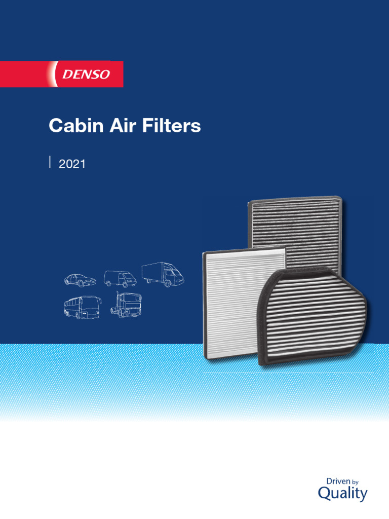DENSO Cabin Air Filters Overview 2021 | PDF | Particulates | Dust