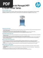 HP Color Laserjet Managed MFP E877Dn Printer Series: Datasheet | PDF ...