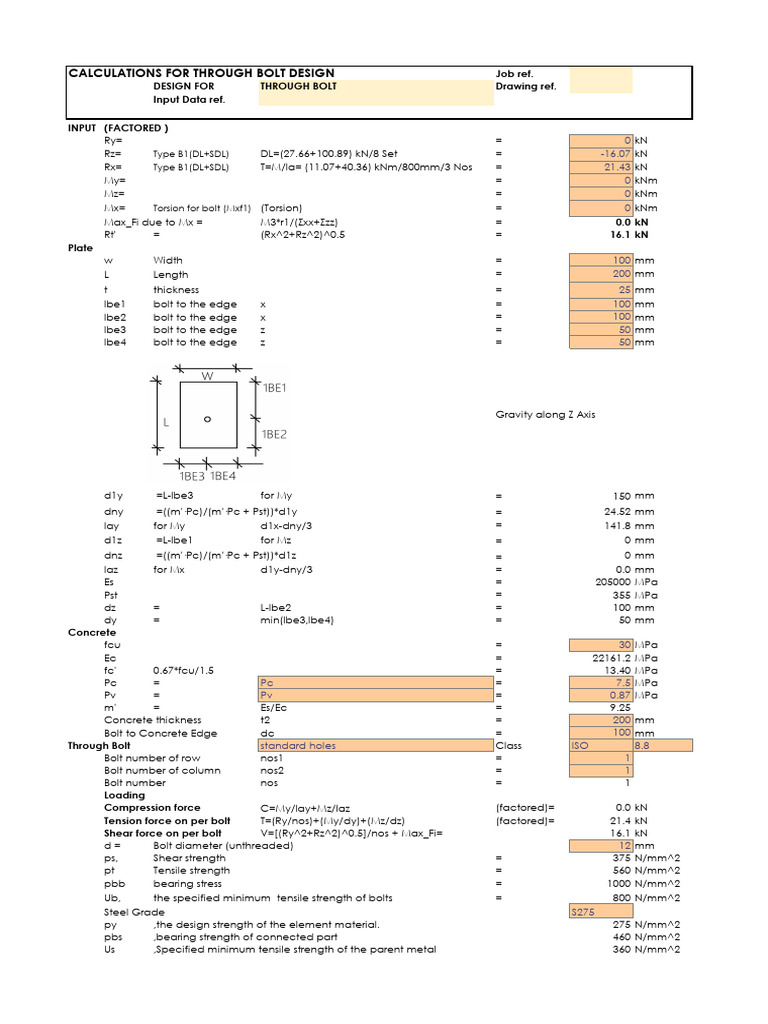 THR BOLT (version 5 STEEL CODE 2011) 直立 | PDF | Screw | Pascal (Unit)