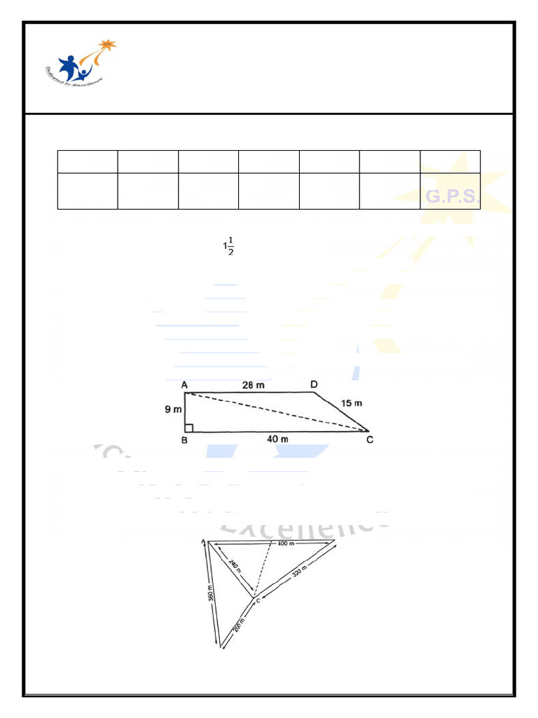 Maths Holiday Homework Class IX 2024-25 | PDF | Area | Euclidean Plane ...