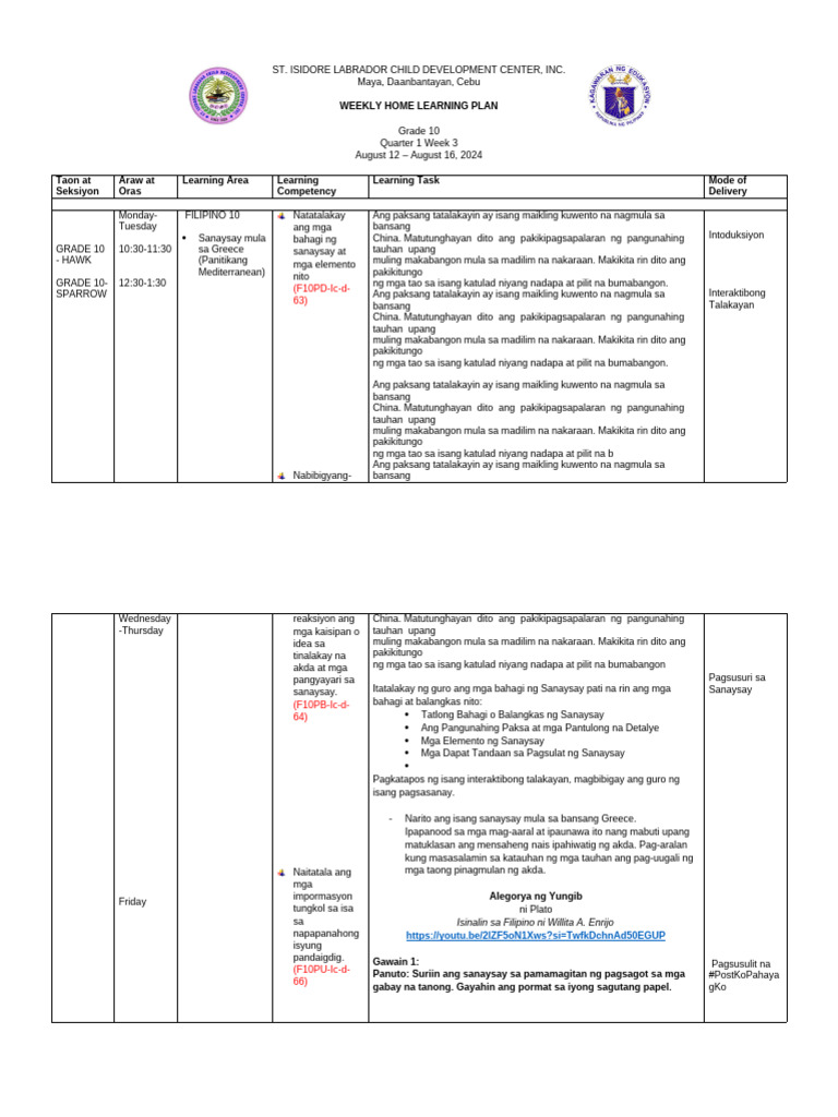 FIL 10-Q1-Week 3 | PDF