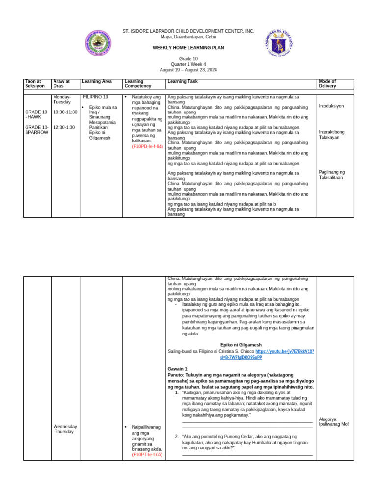 FIL 10-Q1-Week 4 | PDF