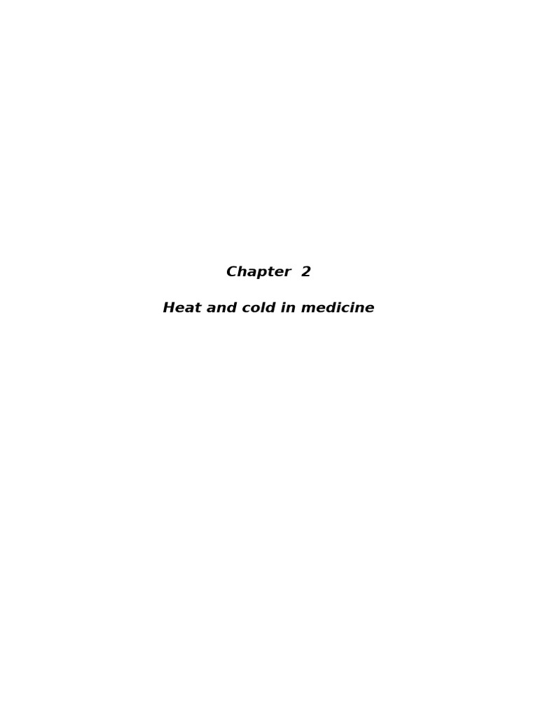 Heat Therapy-chp6 | PDF | Clinical Medicine | Medical Specialties