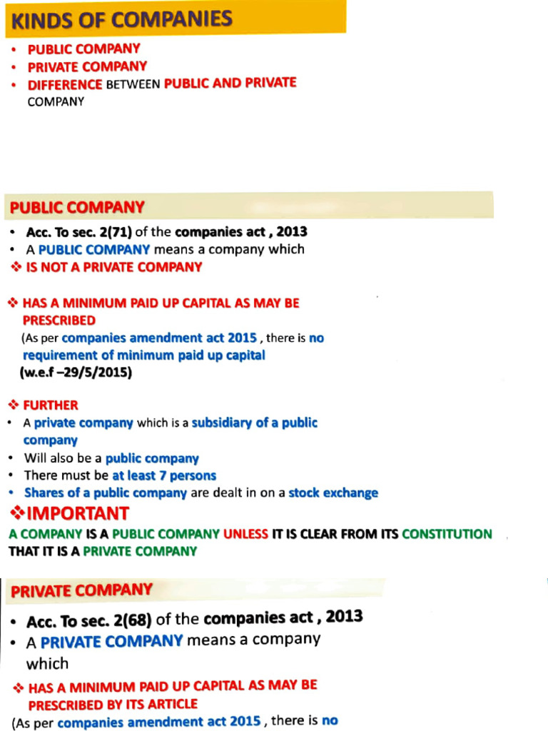 Public vs Private Companies Explained | PDF | Government | Justice