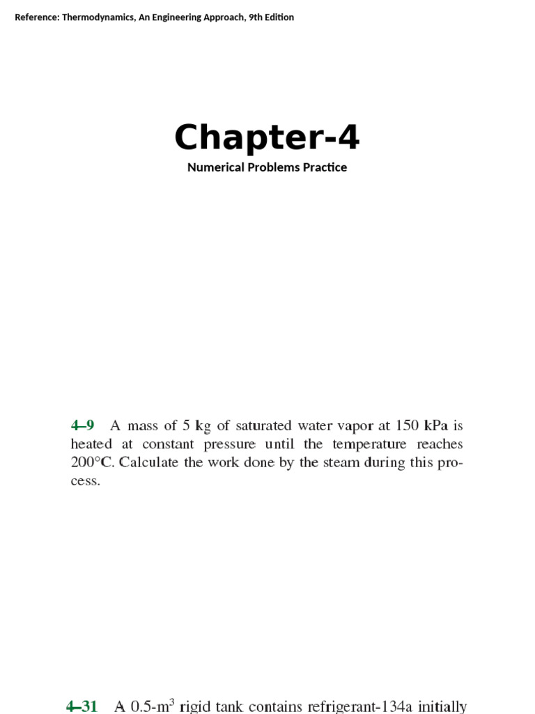 Chapter-4 (Numerical Problems Practice) | PDF