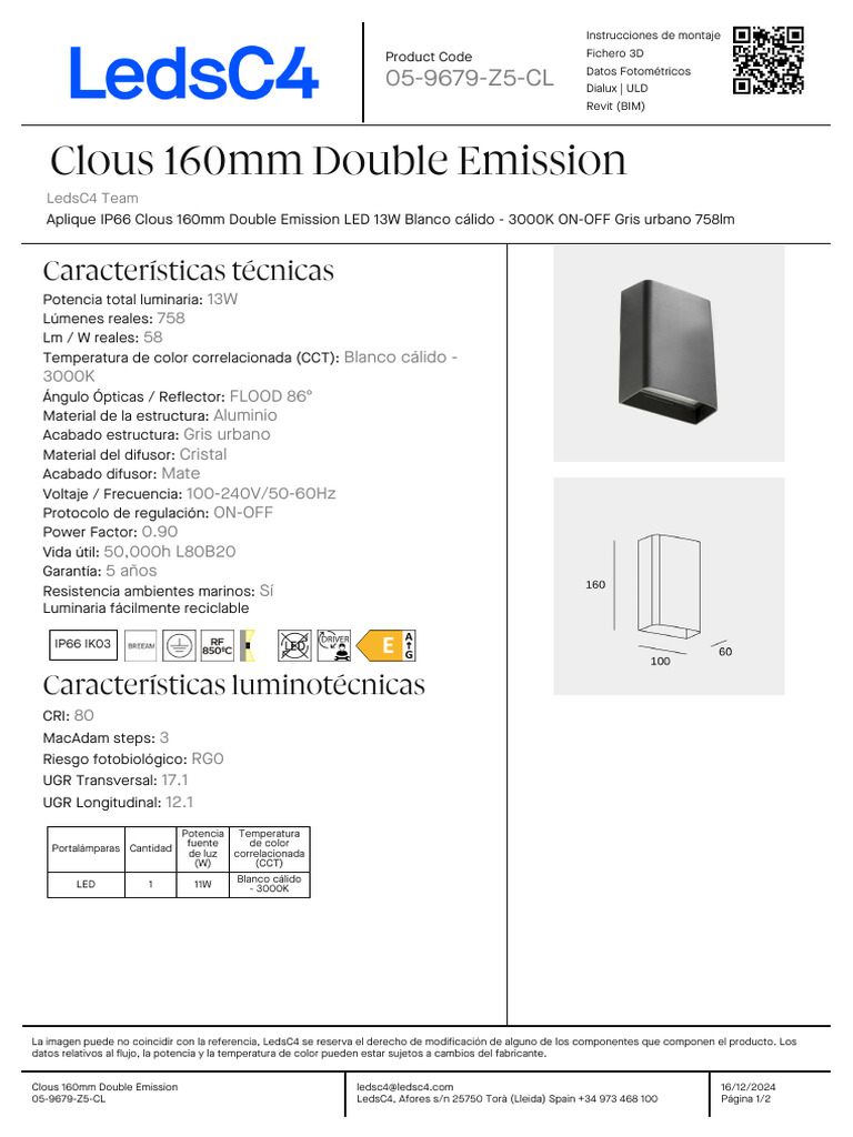 Spec Sheet 05 9679 z5 clv2 | PDF