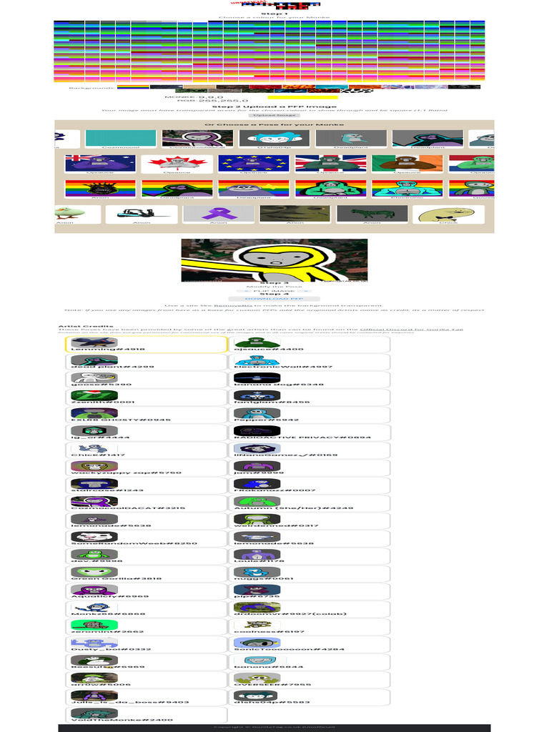 PFP Generator Unofficial Gorilla Tag Fan Site 3 | PDF PFP Generator Unofficial Gorilla Tag Fan Site 3 | PDF