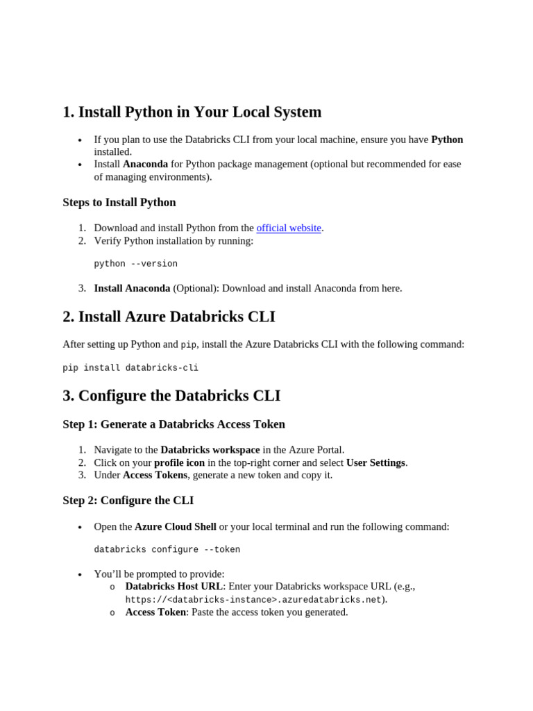 Databricks Notebook Migration Using Azure Databricks CLI | PDF | Command Line Interface ...