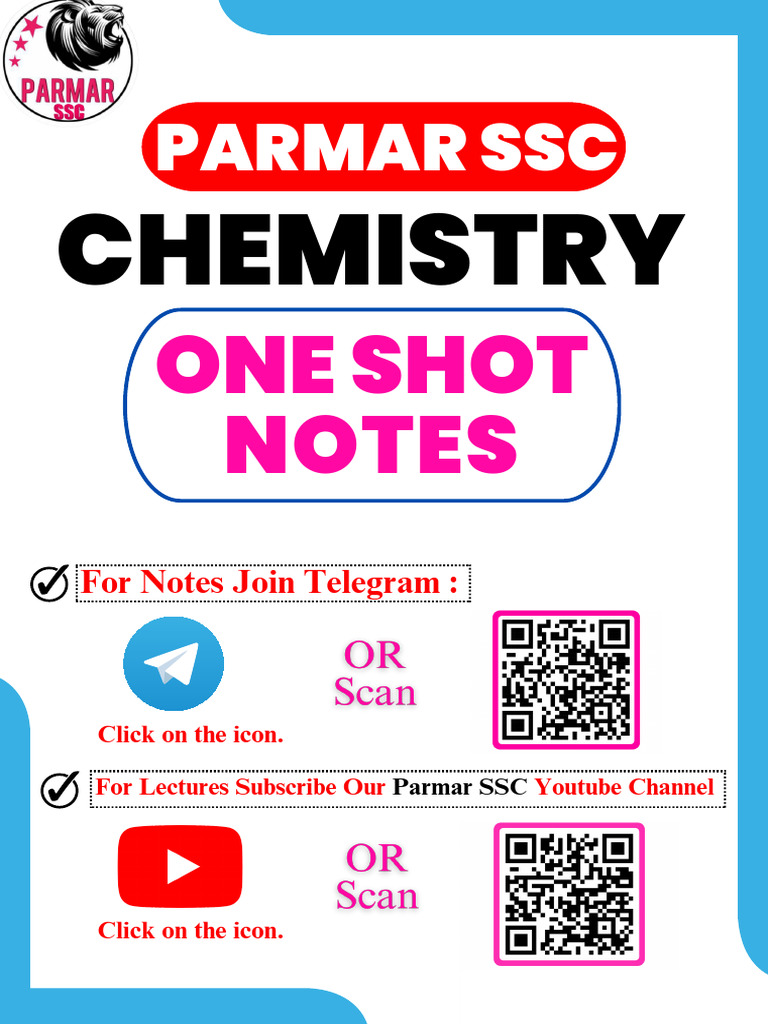 Parmar Academy SSC Chemistry Notes | PDF